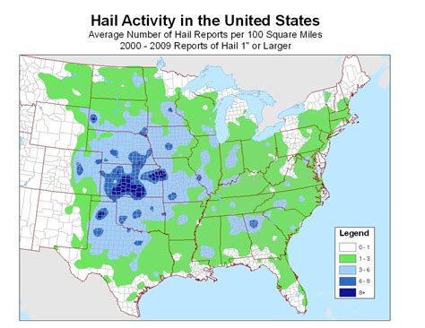 Hail Map Of Us Printable Map Of The Us