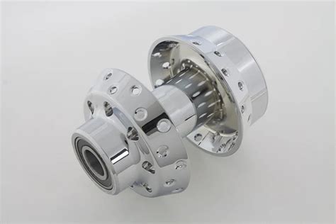 45 0785 Chrome Front Wheel Hub With 25mm Bearings