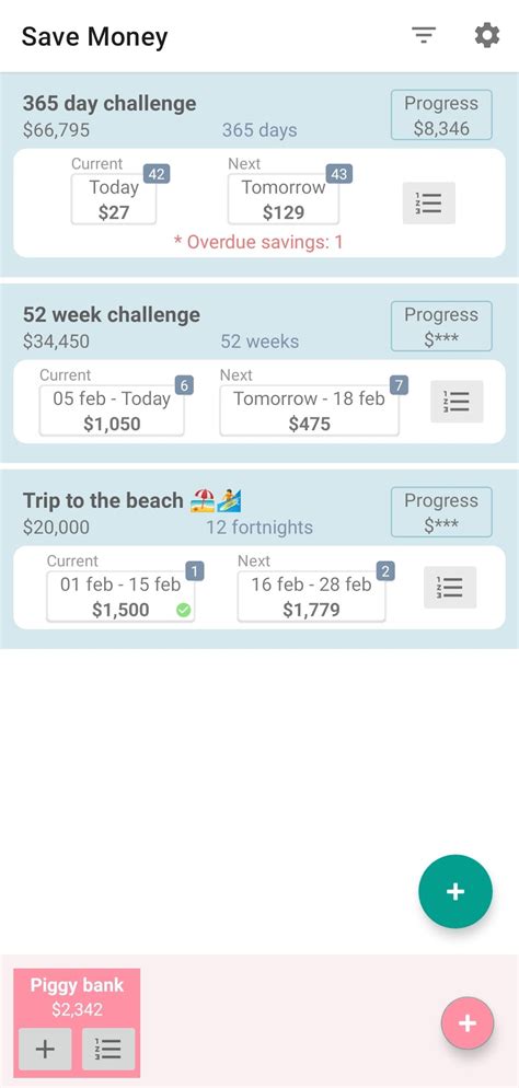 save money savings plan pour android télécharger