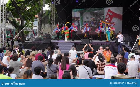 People Enjoy Boria Dance During Georgetown Festival Stock Video Video