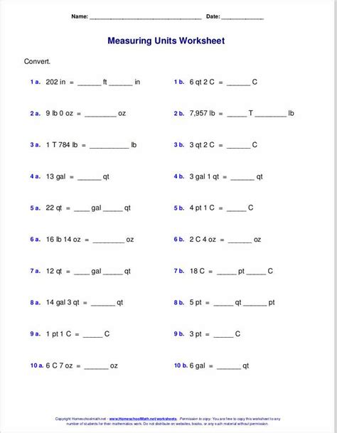 Unlock The Secrets Unit Conversion Worksheet Answer Key Revealed
