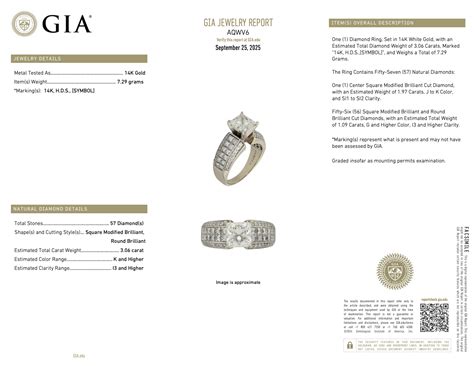 Gia 306ctw Princess Diamond W Accents Engagement Ring 14k White Gold
