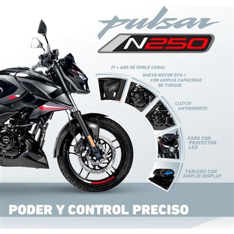 Motocicleta Pulsar N250 Negro 2024 Bajaj