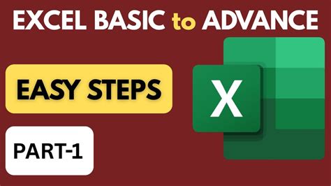 excel basic to advance tutorial for beginners learn complete ms excel