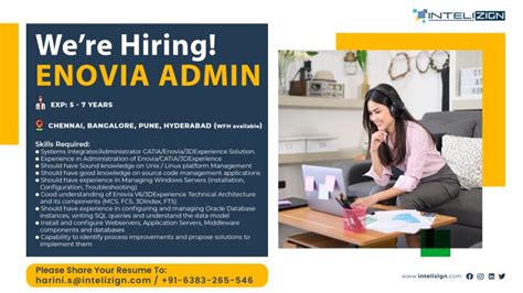 intelizign on linkedin hiring recruiter hr careers enovia admin