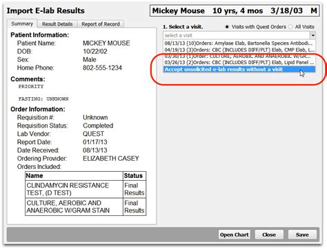 Manage Incoming E Lab Test Results Pcc Learn