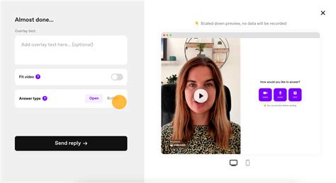 Set Reply Answer Type Videoask