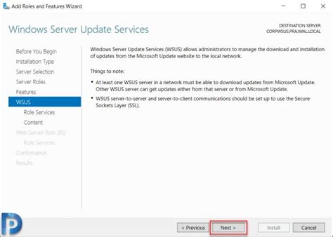 Install And Configure Wsus On Windows Server 2019