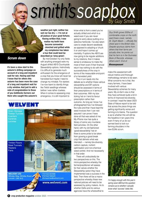 Crop Production Magazine October 2023 Back Issue
