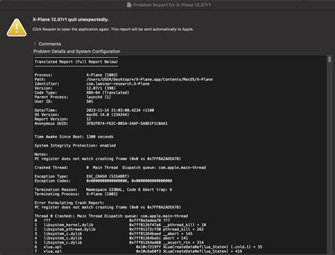 X Plane Keeps Crashing X Plane 12 Technical Support X Plane Org Forum