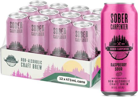 Sober Carpenter Raspberry Sour Non Alcoholic Beer All Occasion Craft