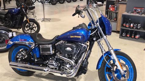 Harley Davidson Custom Dyna Low Rider In Bonneville And Fathom Blue