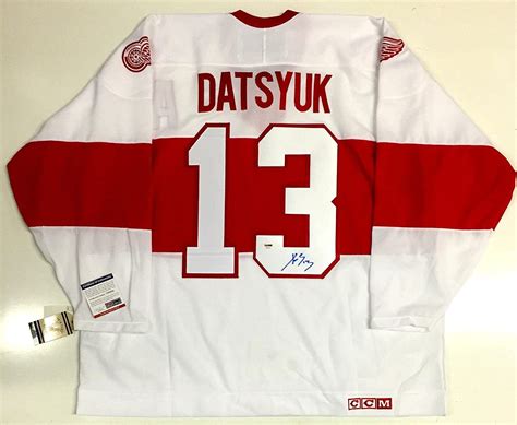 Pavel Datsyuk Signed Detroit Red Wings Winter Classic Ccm Jersey Psa