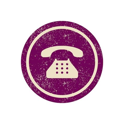 Premium Vector Mobile Telephone Icon