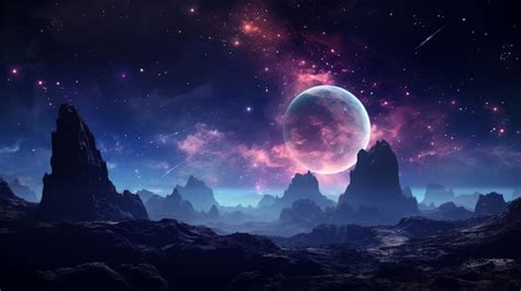 Premium Ai Image Space Anomalies Galaxy Background