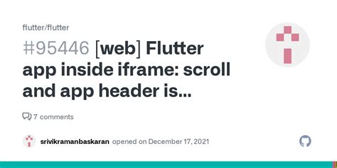 Web Flutter App Inside Iframe Scroll And App Header Is Working Body Is Not Responding