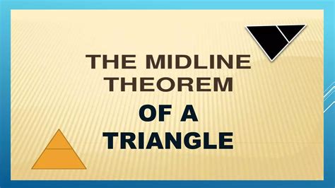 Midline Theorem Math 9pptx