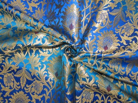 Blue Brocade Pattern
