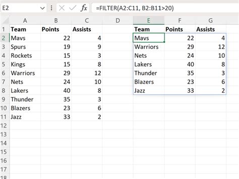 How To Create A Nested Filter Function In Excel