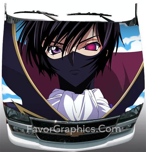 Lelouch Lamperouge Code Geass Car Decal Vinyl Hood Wrap Favor Graphics