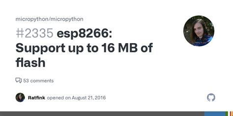 Esp8266 Support Up To 16 Mb Of Flash · Issue 2335 · Micropython