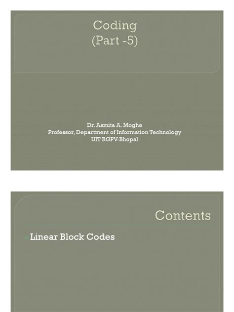 Coding Part 5 Pdf Encodings Algorithms