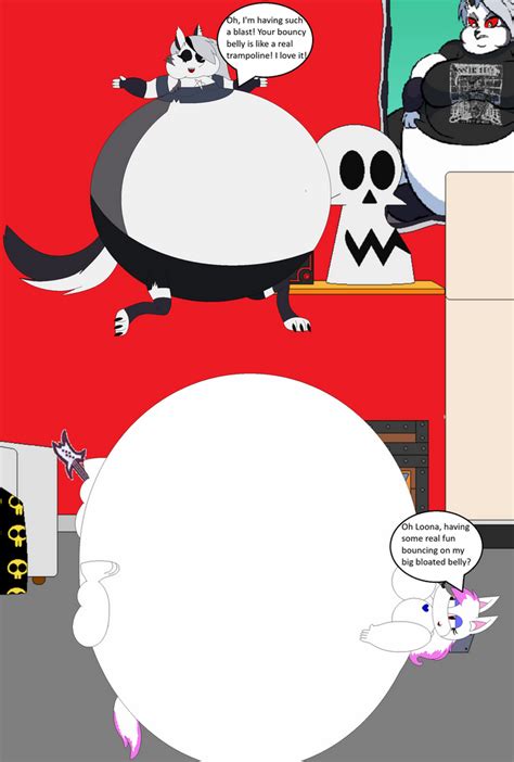 Loona Bouncing On Marthas Belly By Andrewmachina On Deviantart