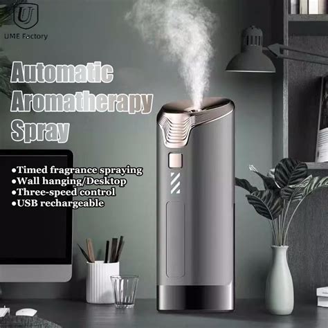 automatic aroma diffuser air freshener spray rechargeable essential oil diffuser wall hanging