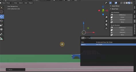 Modeling How To Keep Origin Point Cursor On Object Blender Stack Exchange