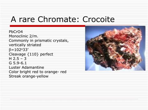 Ppt Systematic Description Of Minerals Powerpoint Presentation Free Download Id 3757490