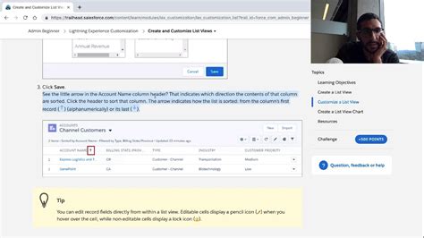 Create And Customize List Views Becoming A Salesforce Admin With Trailhead Youtube