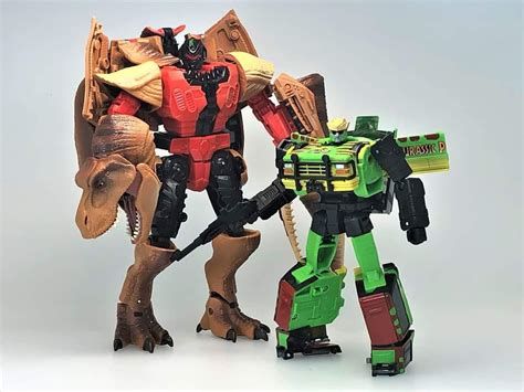 Transformers Jurassic Park Crossover Set Hobbies And Toys Toys And Games