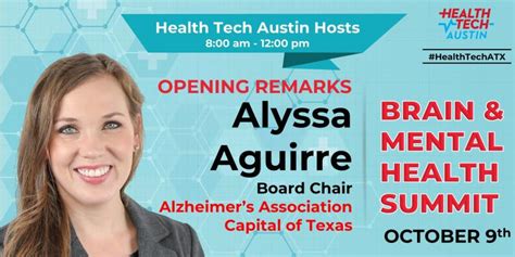 October 9th Brain And Mental Health Summit — Health Tech Austin Nancy
