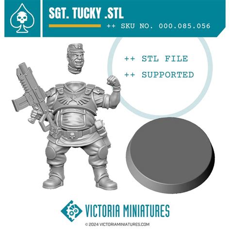 3d Printable Sgt Tucky By Victoria