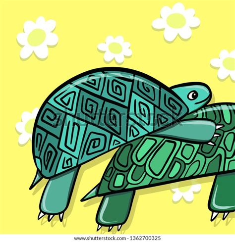 Turtle Sex Cartoon Illustration Vector Stock Vector Royalty Free 1362700325 Shutterstock