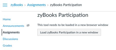 Canvas How To Link A ZyBook Assignment Section TOC To An LMS ZyBooks Help Center