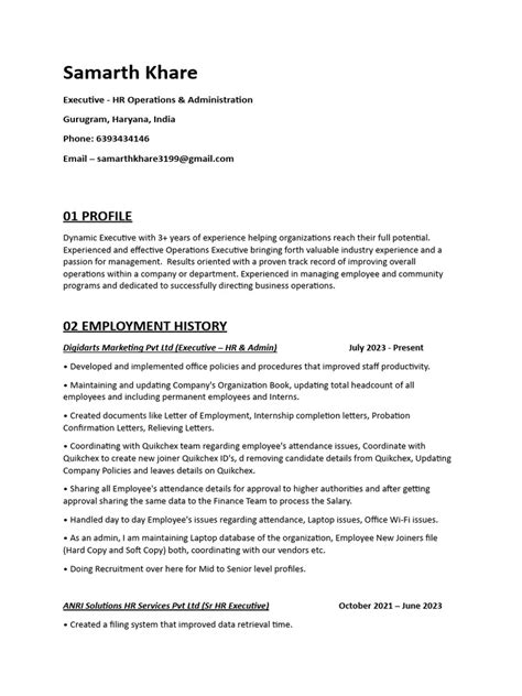 samarth khare cv pdf