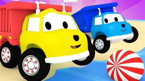 교육 카툰 덤프 트럭 Ethan 이 안전하게 수영하는 방법을 배워요 3d 덤프트럭 장난감으로 배우는 교육 비디오 Youtube
