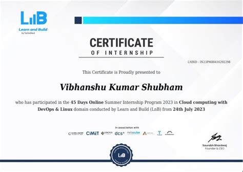 Vibhanshu Kumar Subham On Linkedin Successfully Completed 45 Days