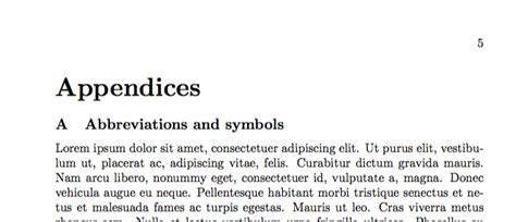 Table Of Contents Tricky Appendices Issues With Header Or Toc