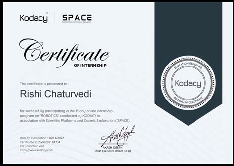 Rishi Chaturvedi On Linkedin Internshipcertificate