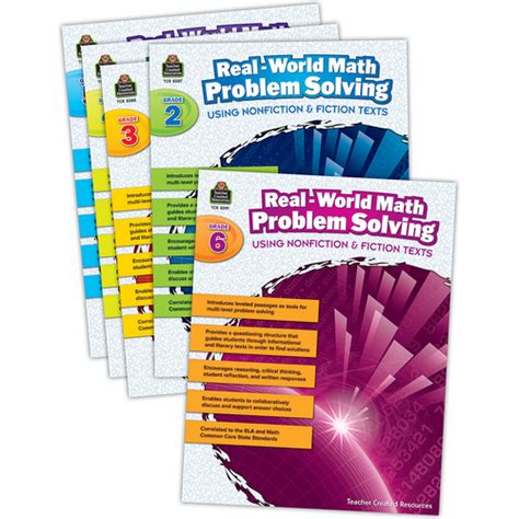 Real World Math Problem Solving Set 5 Books Tcr9600 Teacher