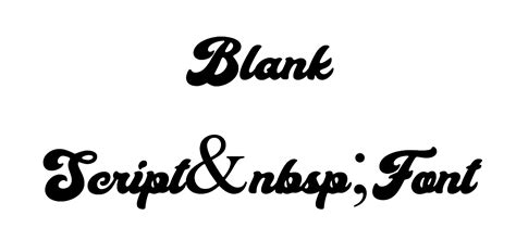Blank Script Font Dafont Style