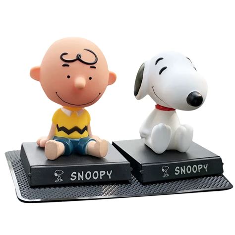 일본 만화 피너츠 스누피 찰리 노비타 흔들리는 머리 피규어 모델 장난감 자동차 장식품 입상 컬렉션 소품 Aliexpress