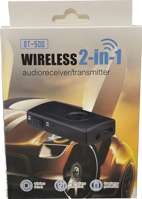BT 500 Wireless 2 In 1 Audio Receiver Transmitter Mobile Geeks