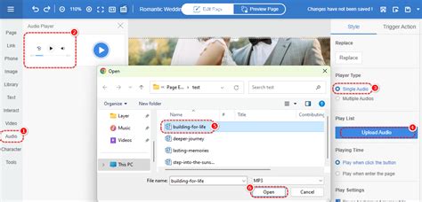 Add Audio Elements FlipHTML