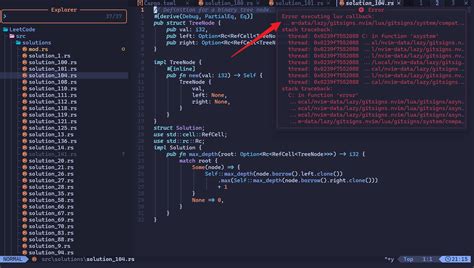 Lua The ‘gitsigns Plugin Outputs An Error E5560 In Neovim Stack