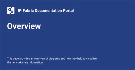 Overview IP Fabric Documentation Portal