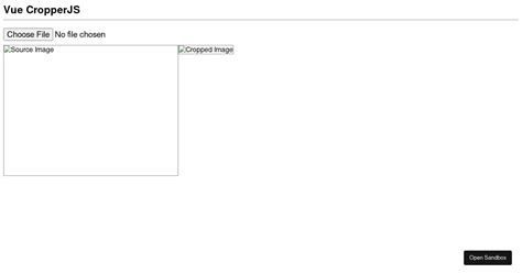 vue cropper js codesandbox