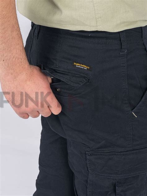 Cargo Παντελόνι Double Ccp 402 Navy Funkyman Ανδρικά Ρούχα Αξεσουάρ